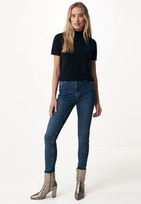 Mexx SS LAURA BASIC TURTLE NECK - Camiseta básica - black/negro ...