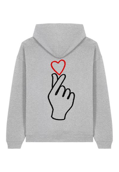 Mira Paris MI AMOR EMBROIDERY UNISEX - Huppari - mottled grey/harmaa ...