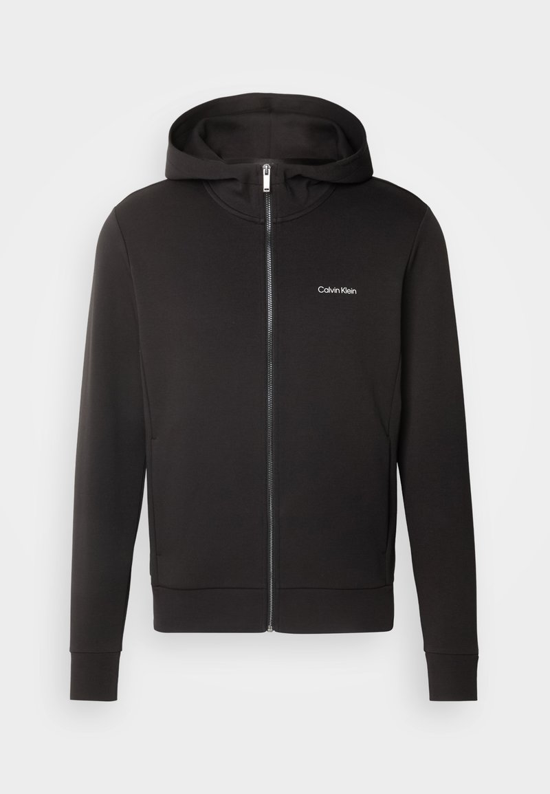 Calvin Klein MICRO LOGO REPREVE HOODIE JACKET - Sweatjakke - black ...