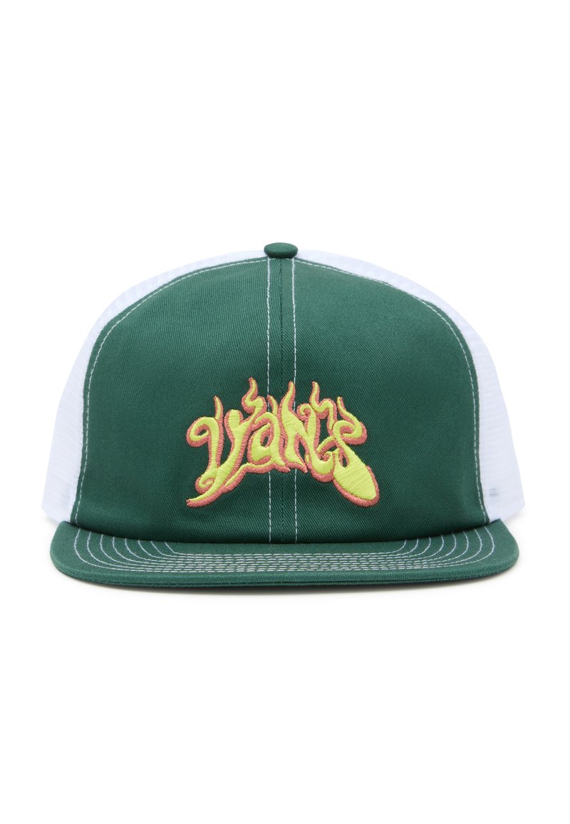 Vans HIGHER PLACE UNSTRUCTURED TRUCKER - Cap - bistro green/green ...