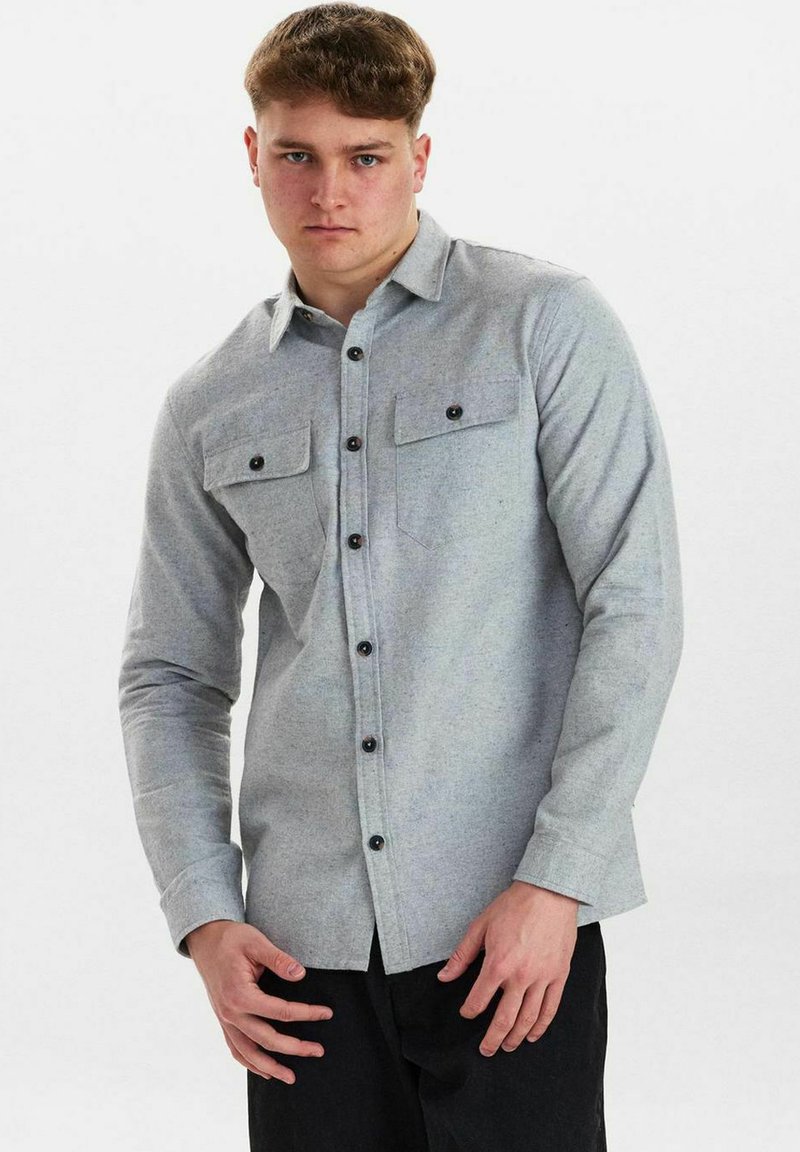 DXNMXRK CORNEL - Shirt - mirage grey/grey - Zalando.ie