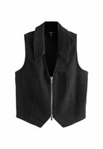Next ZIP - REGULAR FIT - Weste - black/schwarz - Zalando.at