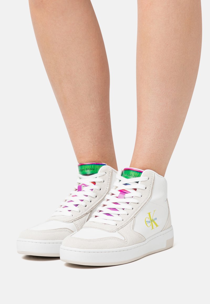 Calvin Klein Jeans CAP PRIDE 23 BASKET CUPSOLE MID - Zapatillas altas ...
