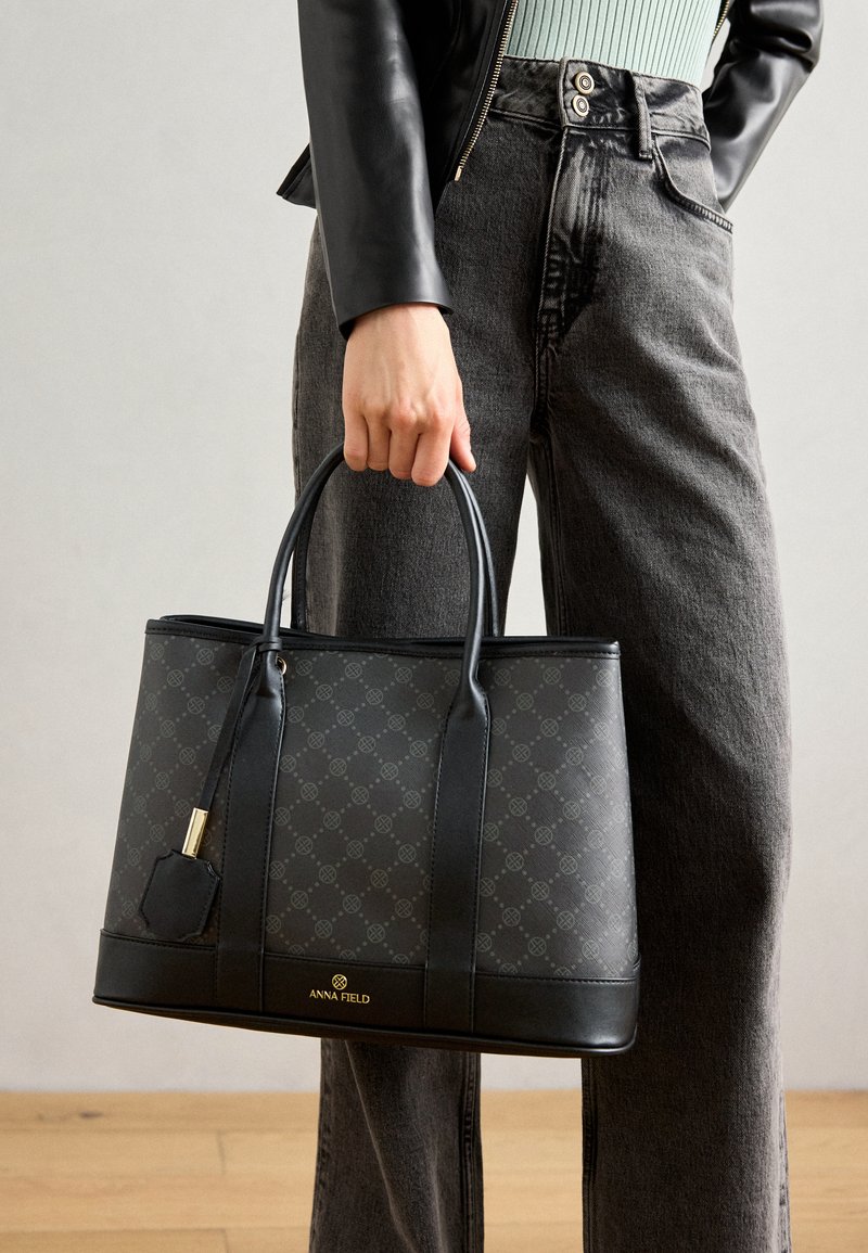 Anna Field Bolso de mano - grey/black/negro - Zalando.es