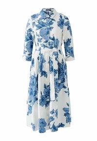 Oui REINE - Blousejurk - blue white/blauw - Zalando.be