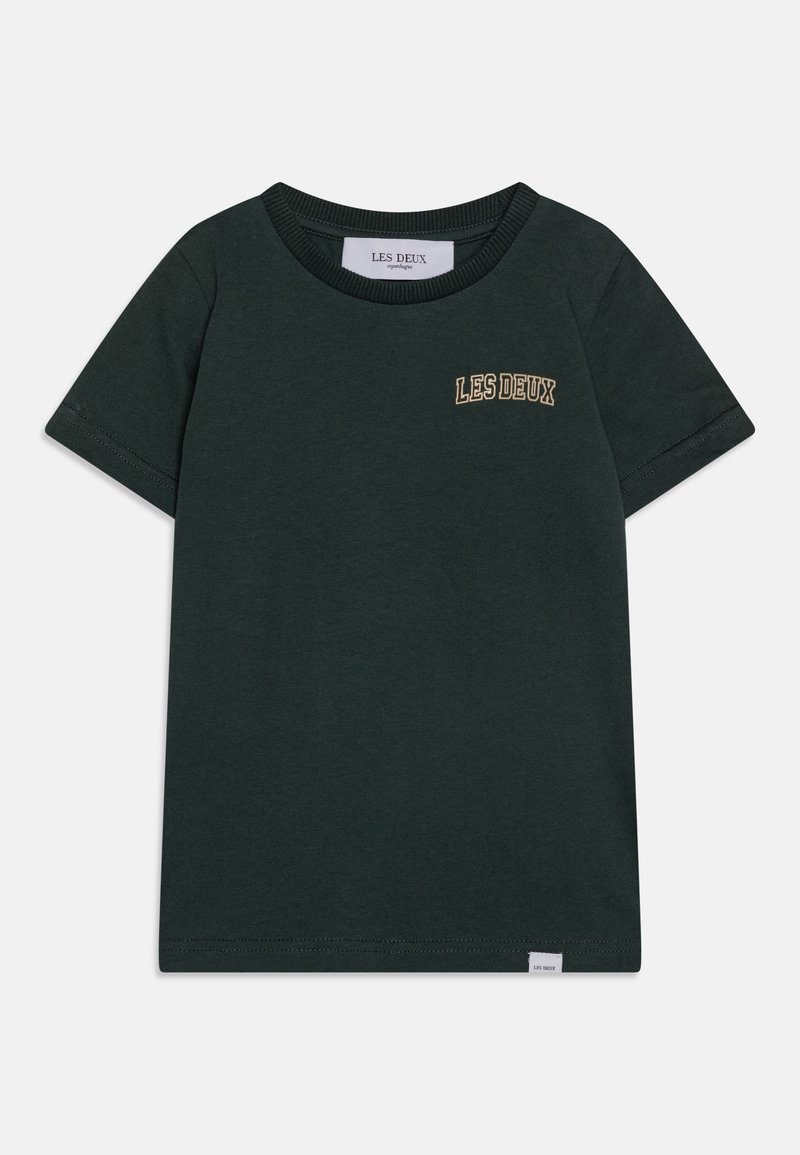 Les Deux BLAKE KIDS UNISEX - T-Shirt print - pine green/dark sand/dunkelgrün - Zalando.ch