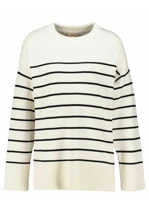 Betty Barclay KARIERT - Strickpullover - patch beige grey/beige-meliert ...