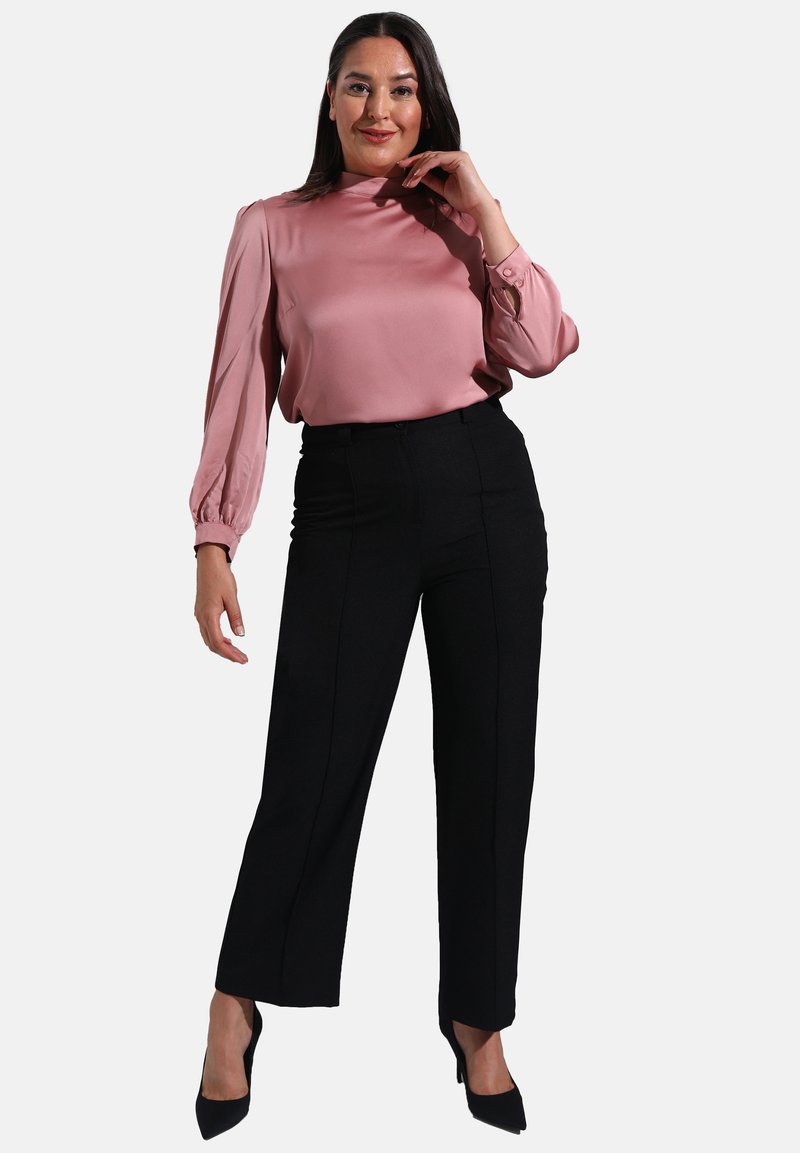Modanisa PLUS SIZE - ALIA - Broek - black/zwart - Zalando.nl