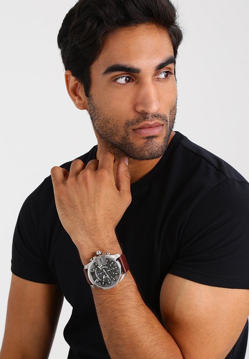 Diesel DZ4656 - Uhr - brown/silberfarben - Zalando.ch