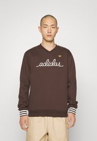 adidas Originals NICE - Sweatshirt - dark brown/dunkelbraun - Zalando