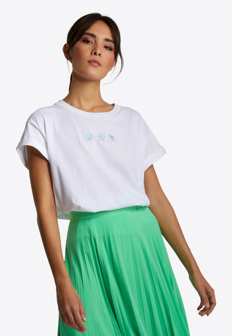 Rich & Royal MIT STRASS - Print T-shirt - river blue/blue - Zalando.ie