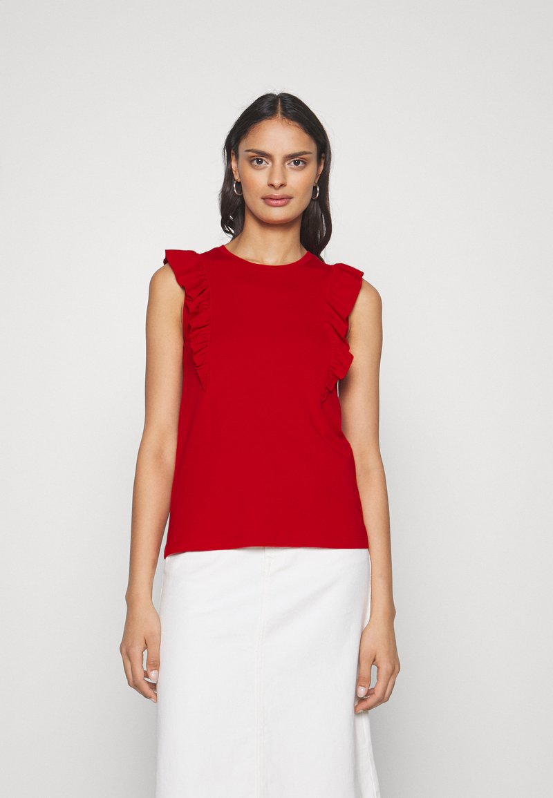 Anna Field Basic T-shirt - dark red - Zalando.ie
