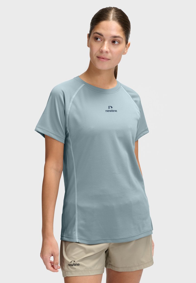 Newline SPEED - Sport T-Shirt - lead/blaugrau - Zalando.at