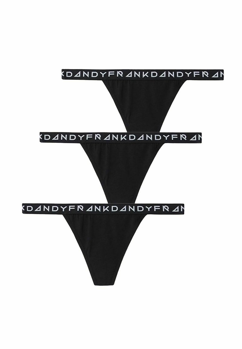 Frank Dandy 3-PACK PERFECT - G-strenge - black/sort - Zalando.dk