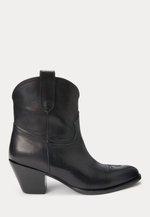 Polo Ralph Lauren LEATHER WESTERN BOOT - Cowboy-/Bikerlaarsjes - black ...
