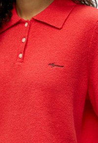 Object Polo shirt - poinsettia/coral - Zalando.co.uk