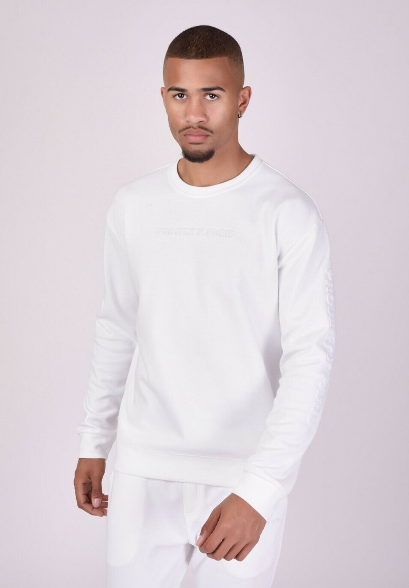 Project X Paris LOGO RELIEF BASIC - Sweatshirt - blanc/weiß - Zalando.de