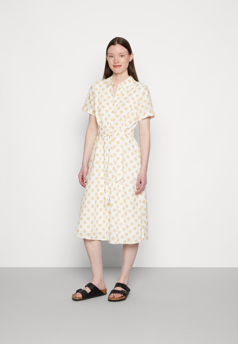 Object OBJTAYLOR SHIRT DRESS - Day dress - cloud dancer/off-white ...