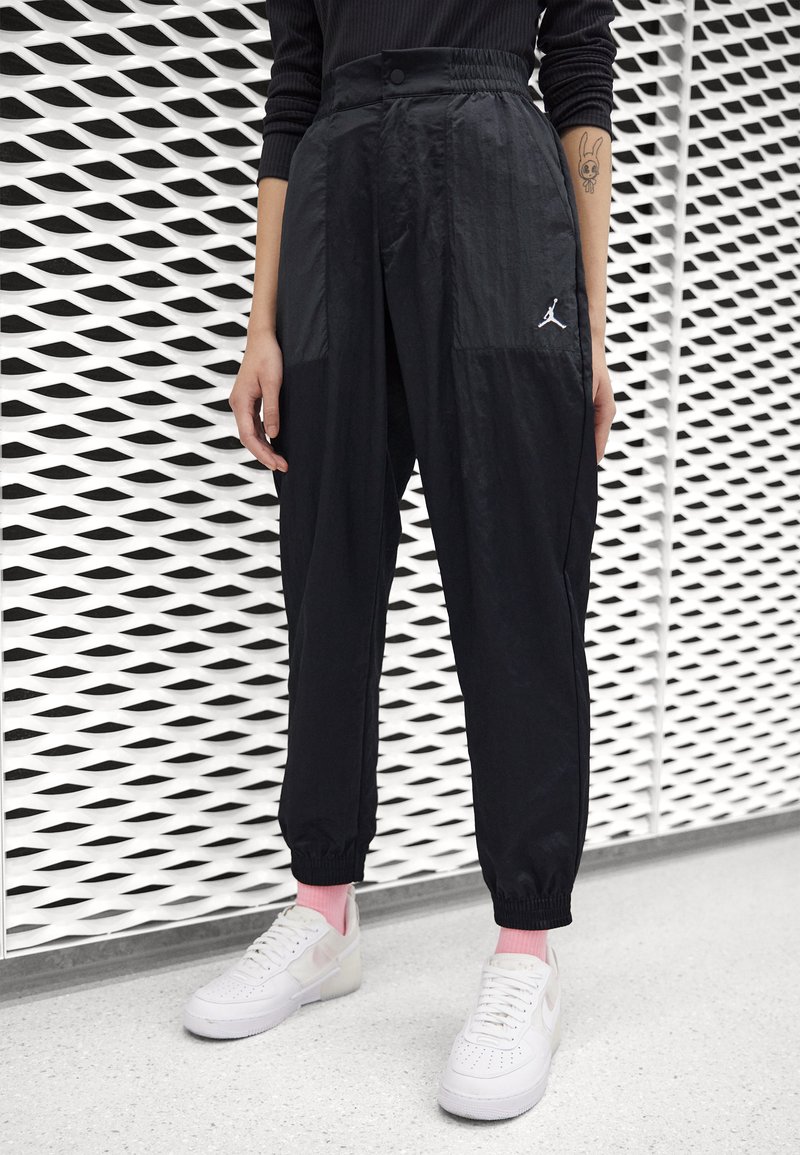 Jordan FLIGHT PANT - Püksid - black/white/must - Zalando.ee