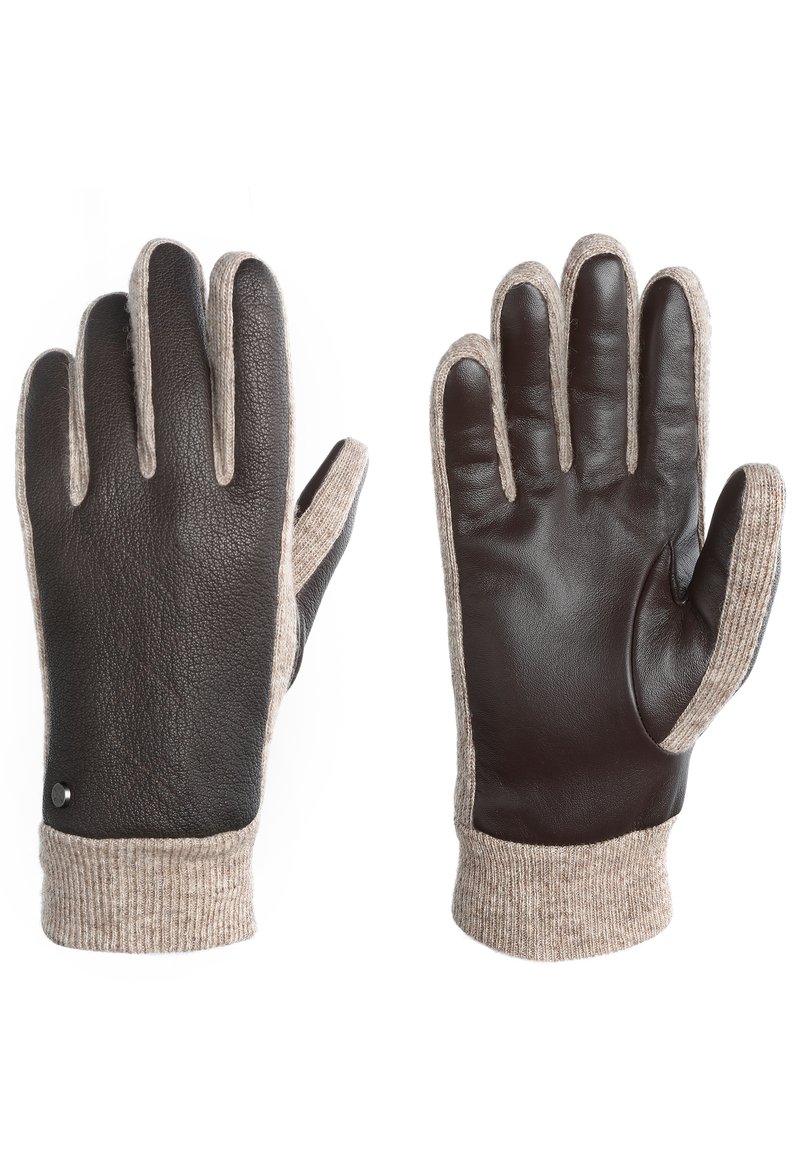 Pearlwood FINGERHANDSCHUH - NICK - Wanten - dunkelbraun/bruin - Zalando.be