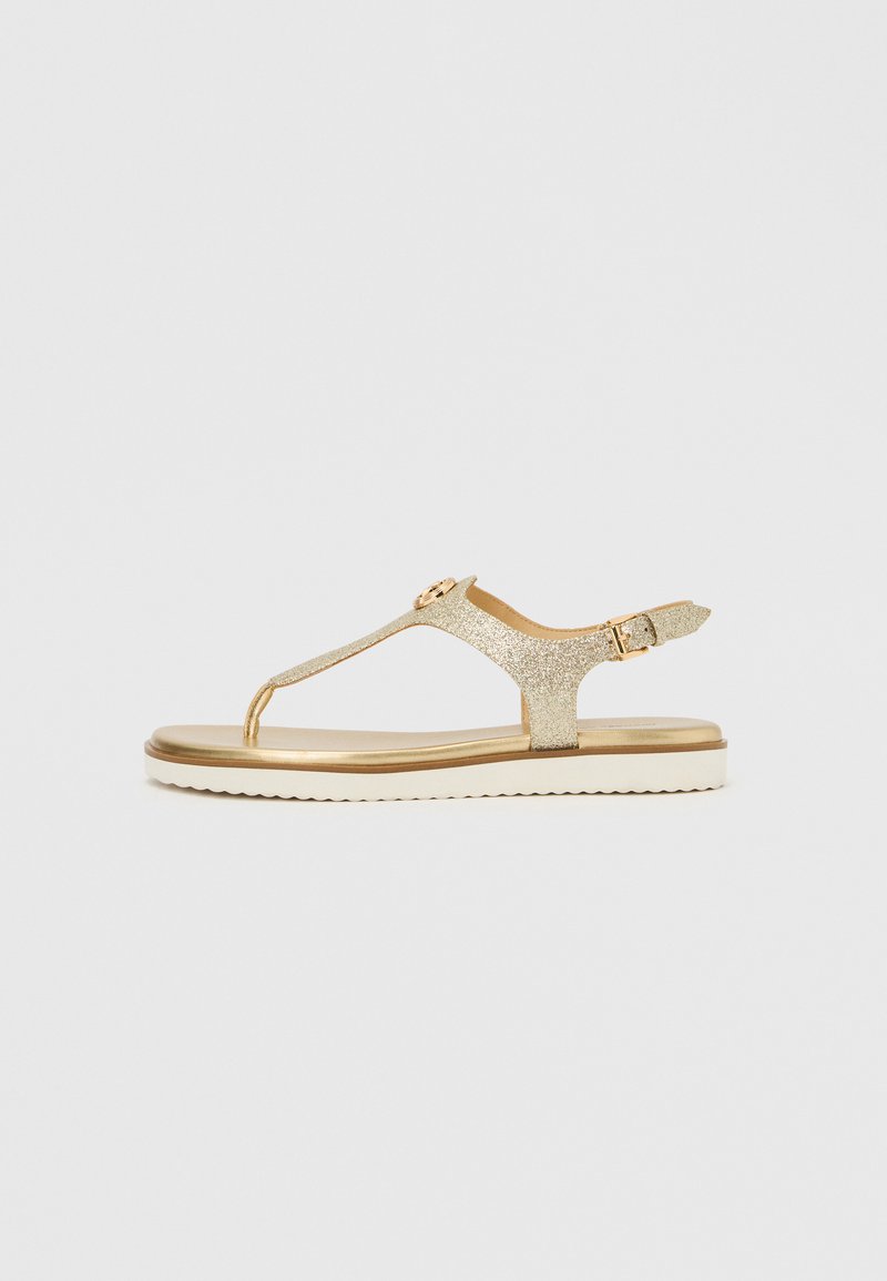 MICHAEL Michael Kors VAL - T-bar sandals - pale gold-coloured/gold ...