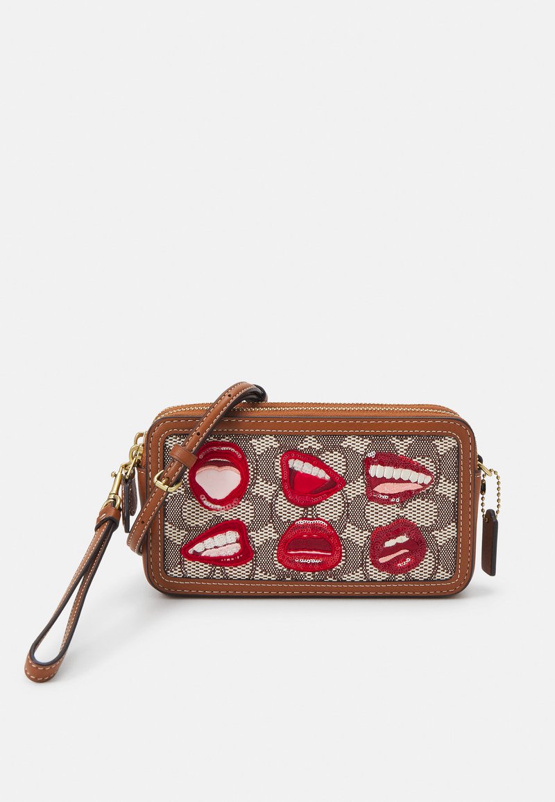 COACH TOM WESSELMANN MULTI LIPS SIGNATURE JACQUARD KIRA CROSSBODY ...