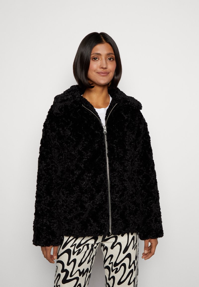 Monki Talvitakki - black dark/musta - Zalando.fi