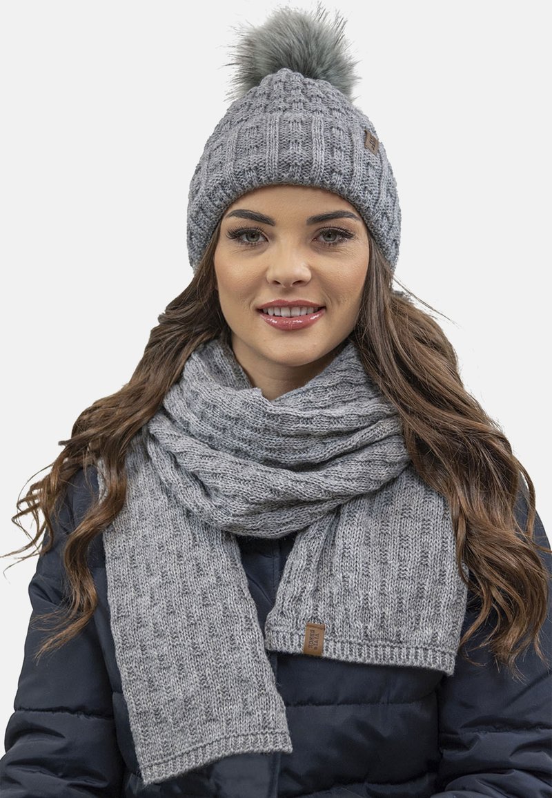 Vivisence SET - Sjaal - light grey/lichtgrijs - Zalando.be