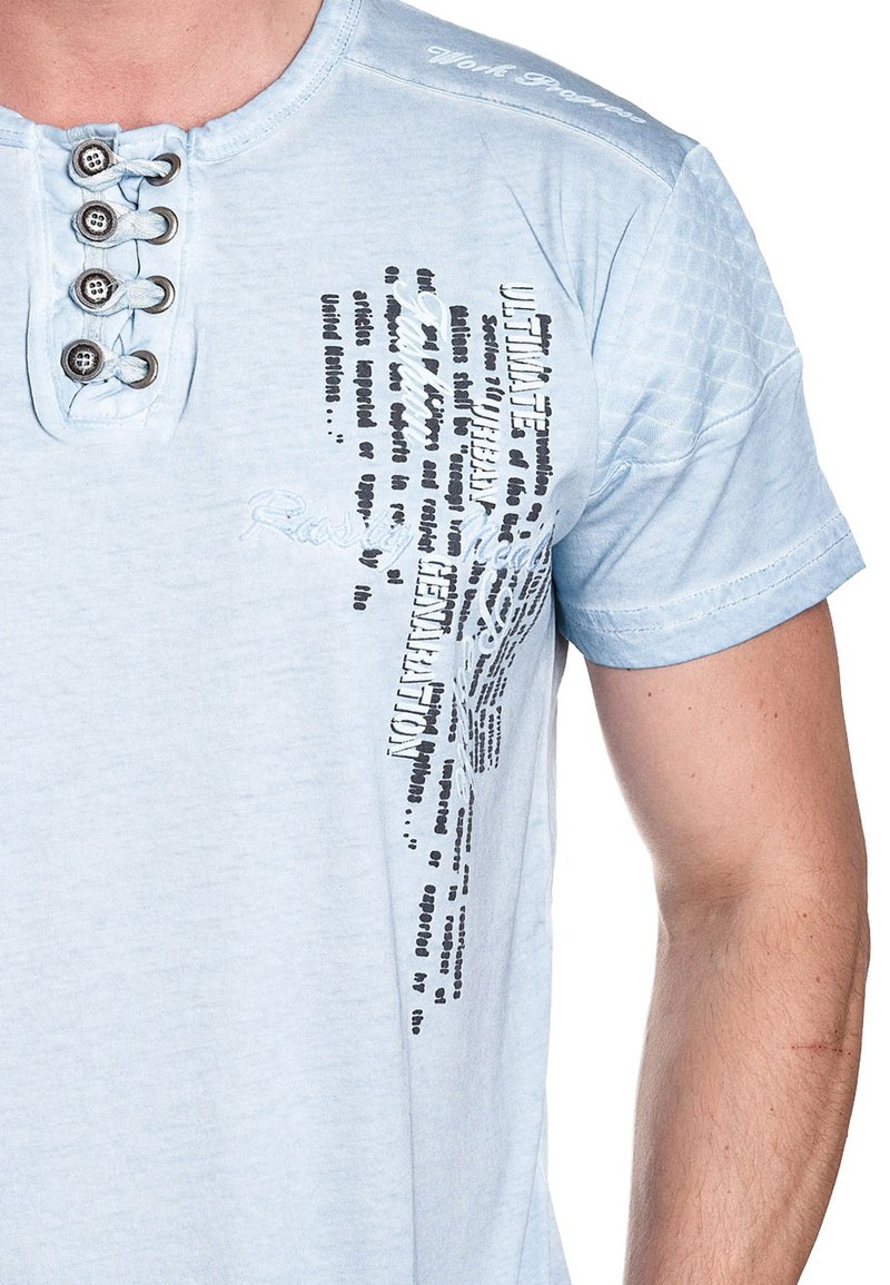 Rusty Neal T-shirt print - blau/lichtblauw - Zalando.nl