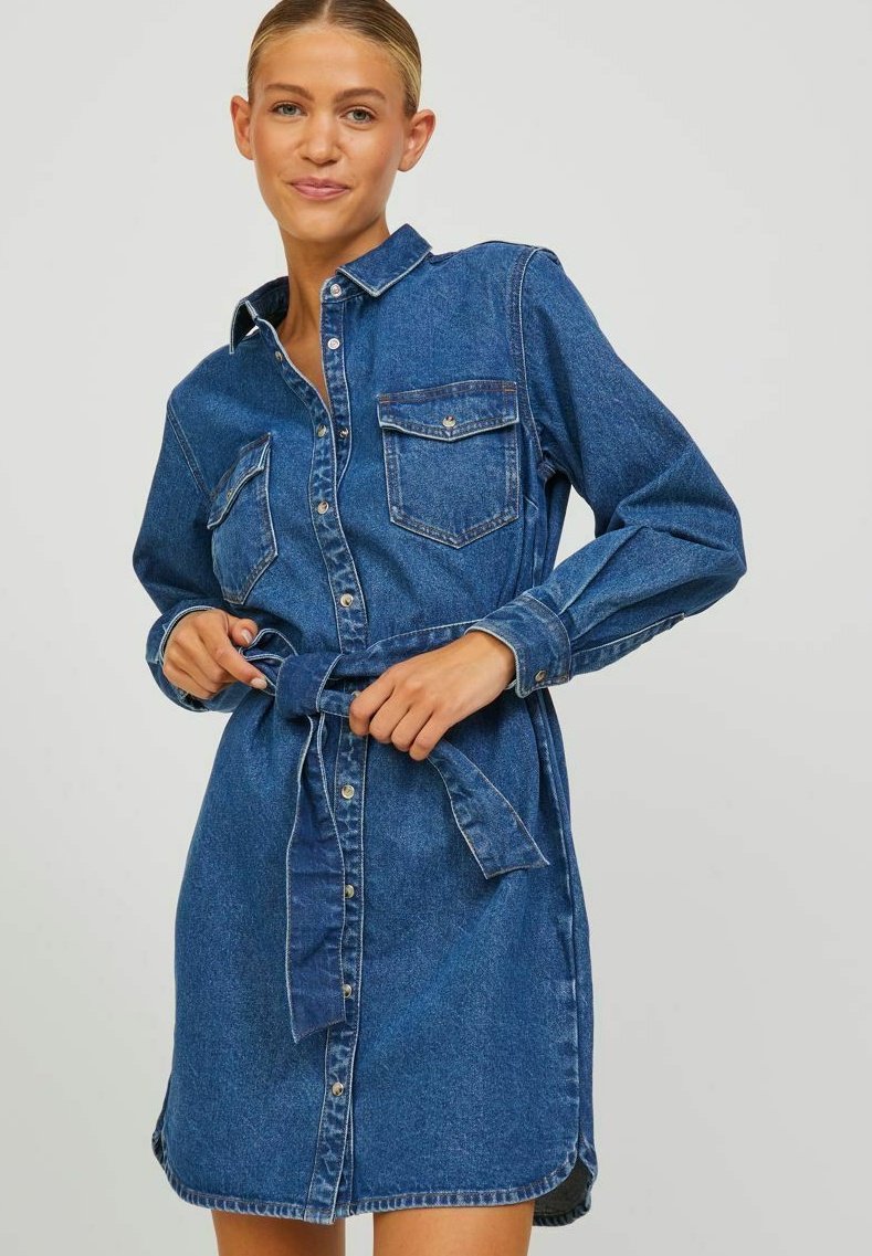 JJXX Jeansklänning - medium blue denim/blå denim - Zalando.se