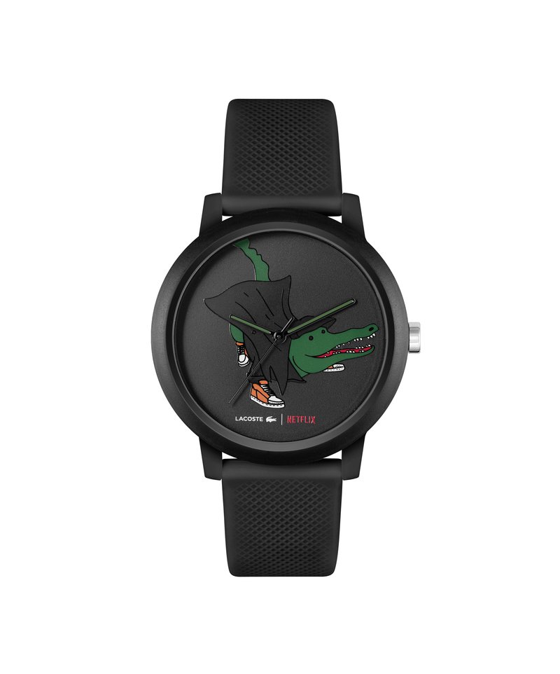 Lacoste 12 12 NETFLIX - Watch - black - Zalando.co.uk