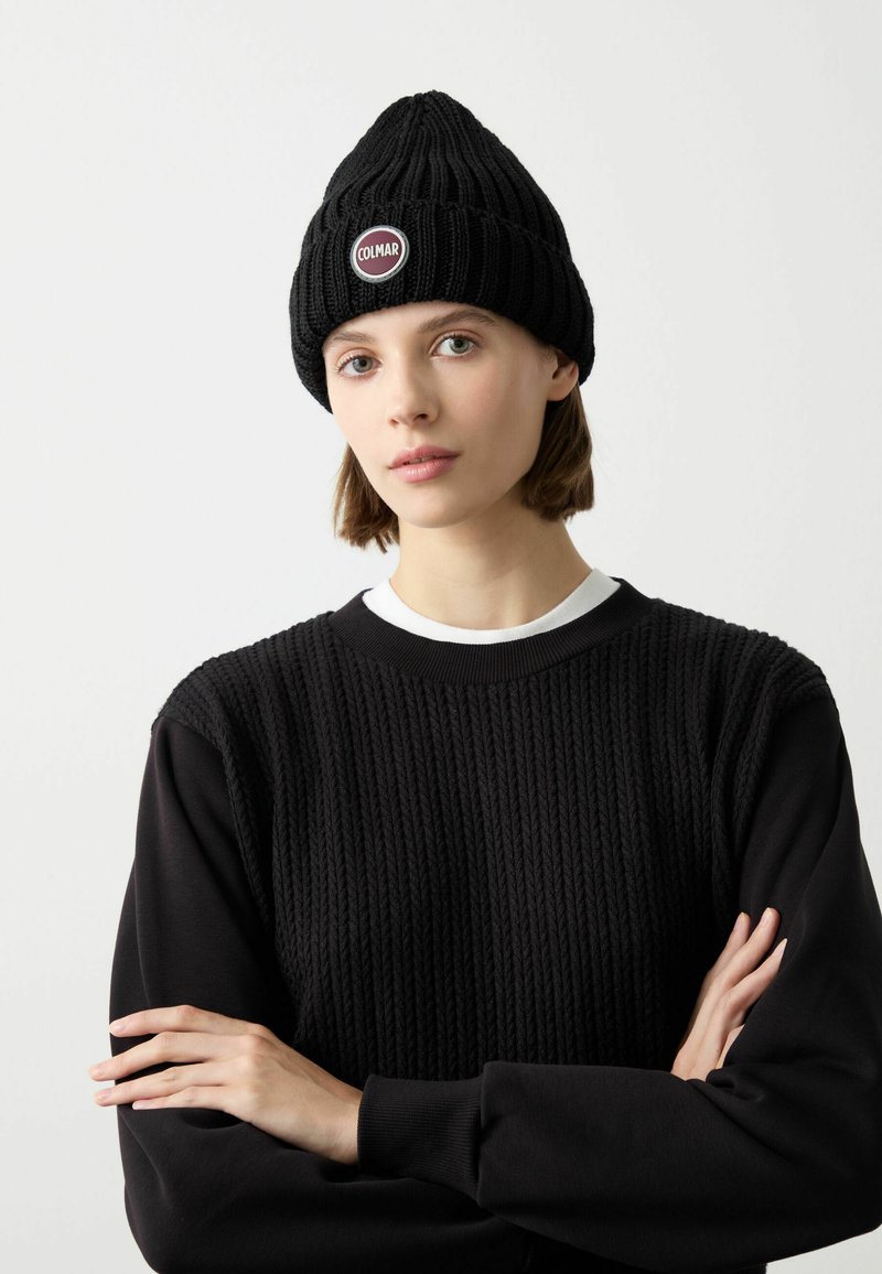 Colmar Originals UNISEX WITH TURN-UP - Kapa - black/crno - Zalando.hr