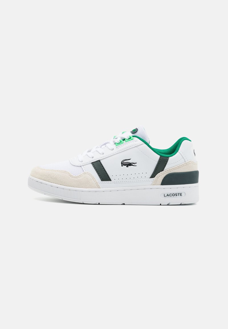 Lacoste T-CLIP JUNIOR TRAINERS - Zapatillas - white/green/blanco - Zalando.es