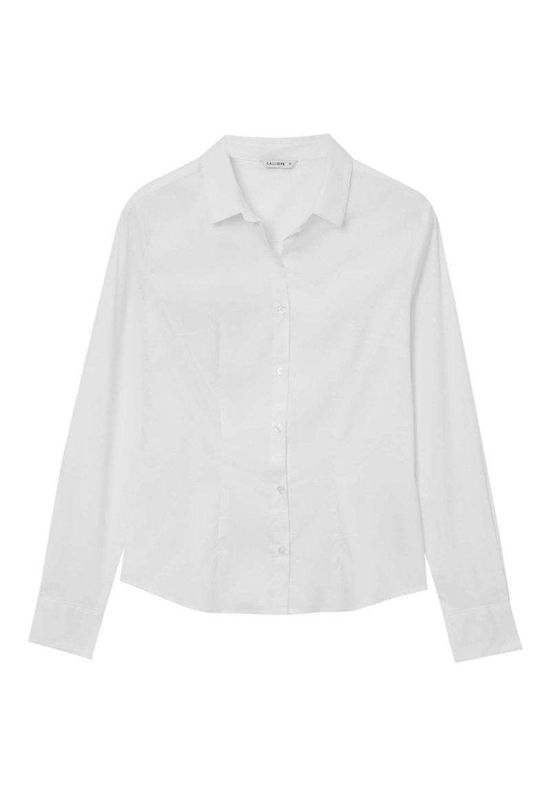 Calliope CAMICIA POPELINE SLIM FIT - Chemisier - bianco ottico/écru ...