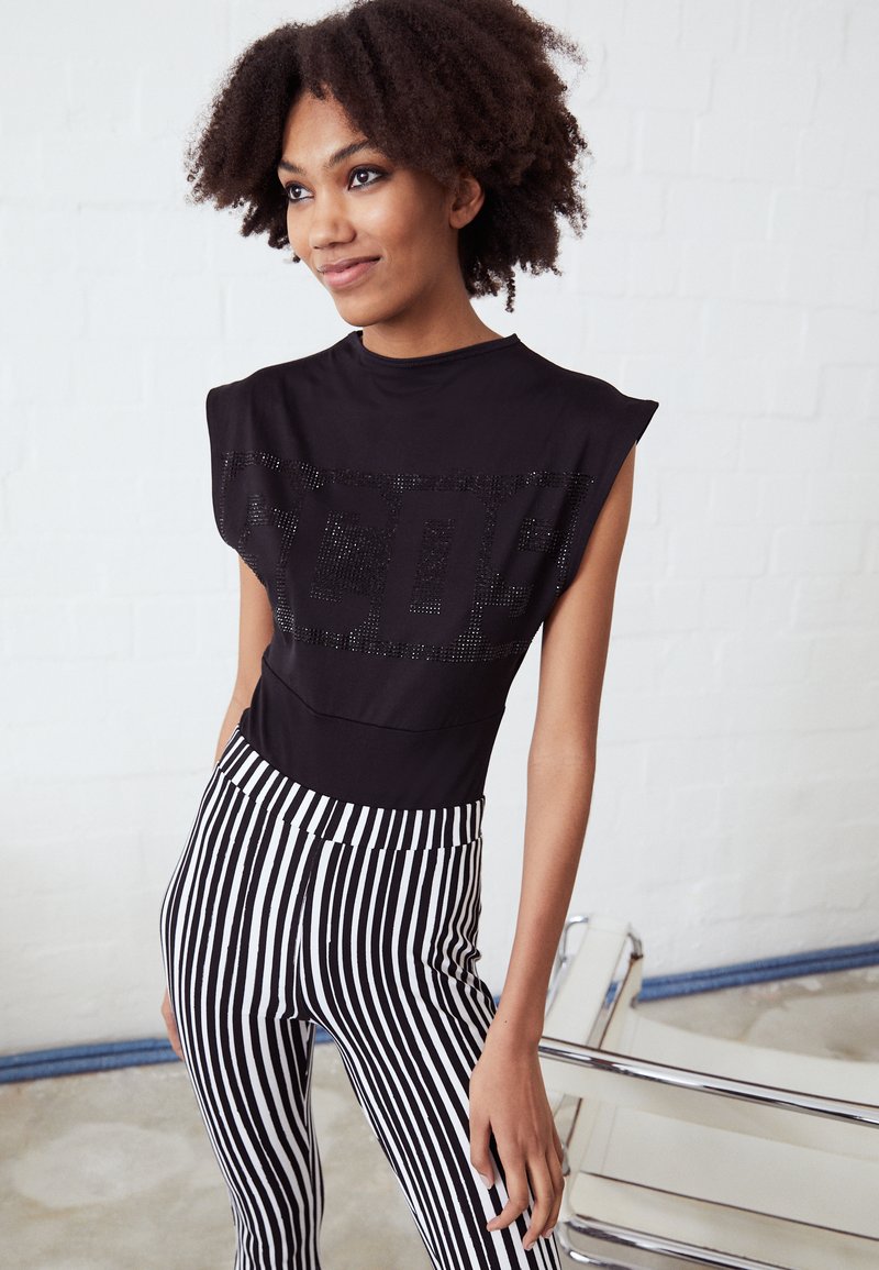 GCDS BLING GILDA BODY - Print T-shirt - black - Zalando.de