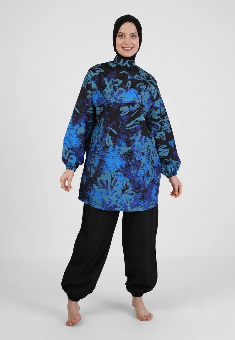 Modanisa FULL COVERAGE BURKINI - MAYO BELLA - Badeanzug - blue/blau ...