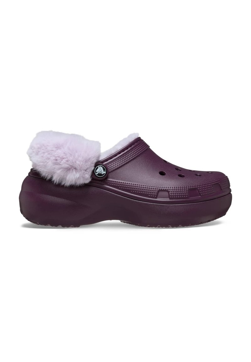 Crocs FUZZ - Drewniaki i Chodaki/ciemnoliliowy - Zalando.pl
