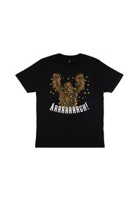 Henry Tiger STAR WARS WOOKIE TREE - Triko s potiskem - black/černá ...