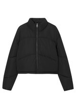 PULL&BEAR CROPPED-PUFFER - Winterjacke - black/schwarz - Zalando.at