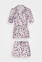 LASCANA COSY WORLD SHORTY - Pijamale - grey/white/pink/gri - Zalando.ro