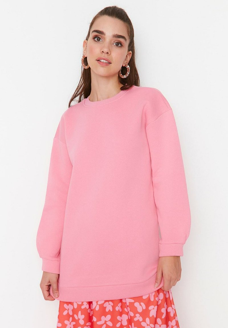 Trendyol Modest Sweatshirt - pink/rose - ZALANDO.FR