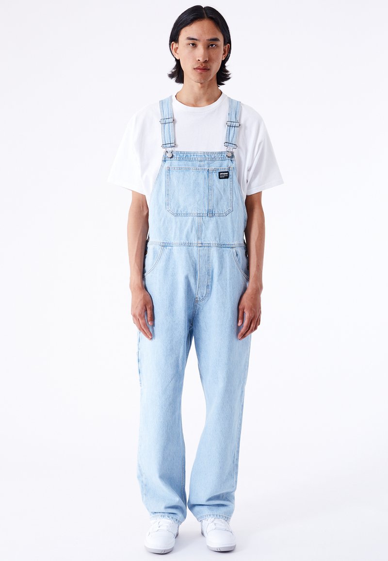 Dr.Denim BILLY - Dungarees - stream light retro/light-blue denim ...