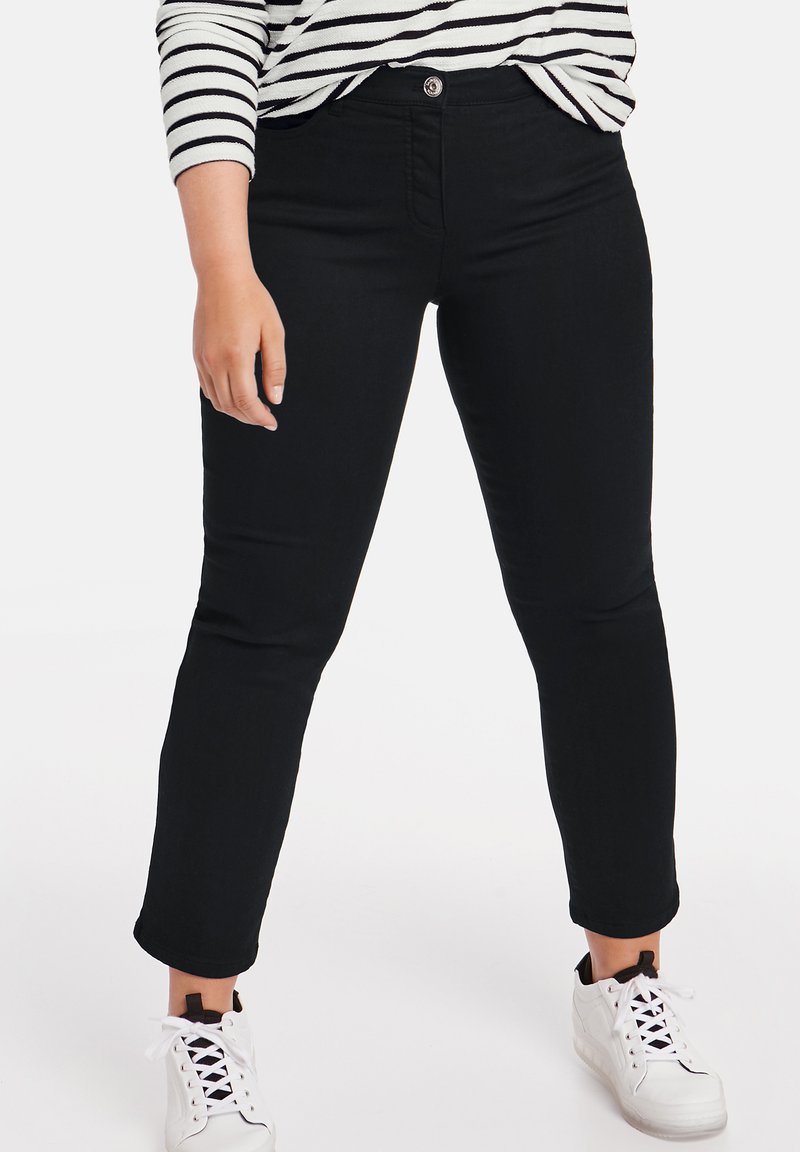 Samoon BETTY - Housut - black/musta - Zalando.fi