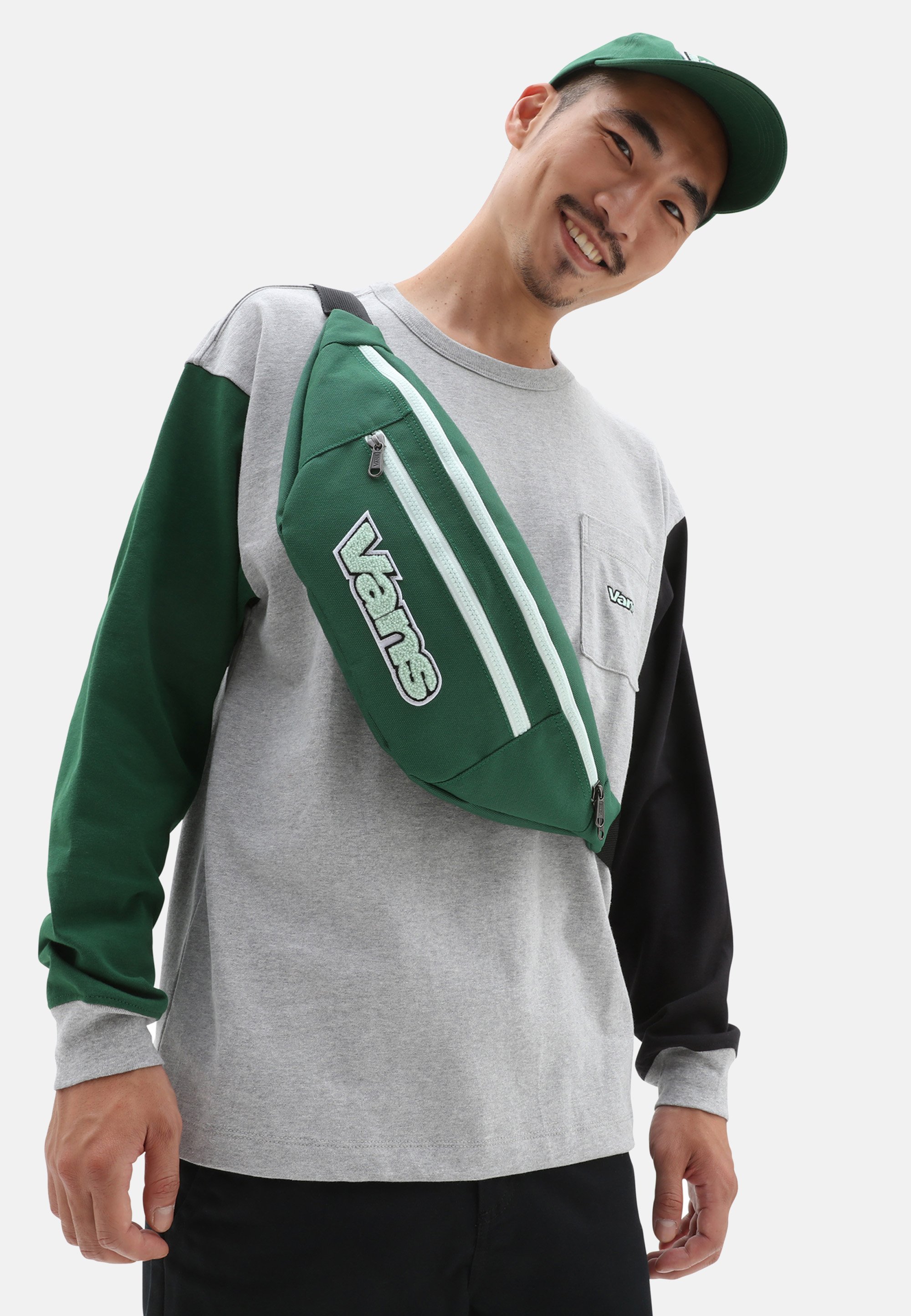 Vans Ward Cross Body Bum Bag In Green For Men Lyst