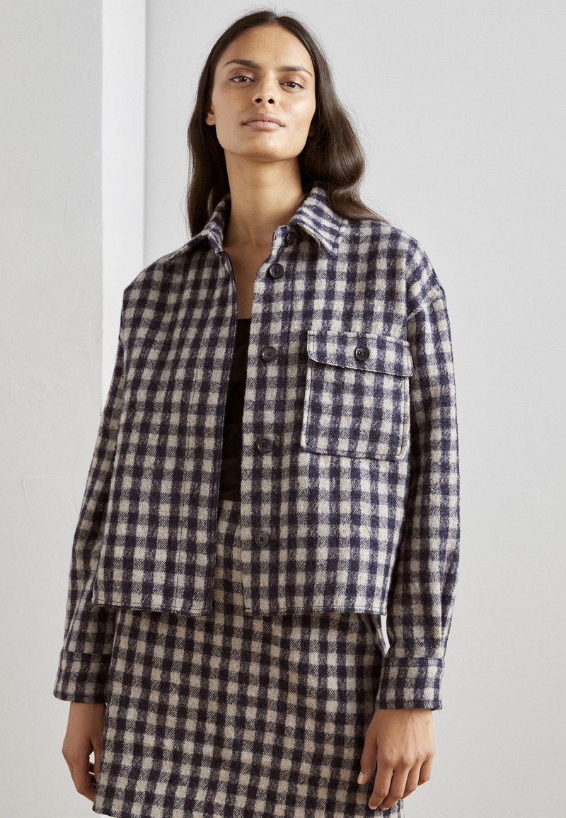 Marc O'Polo OVERSHIRT BOXY SHAPE MODERNSHIRT DETAILS VICHY ...