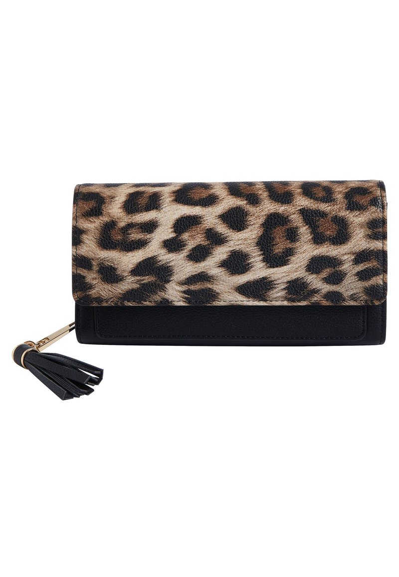 Next CROC EFFECT PURSE - Portefeuille - black animal/noir - ZALANDO.FR