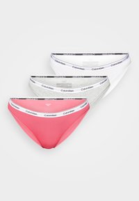 Calvin Klein Underwear MODERN LOGOBRIEF 3 PACK - Slip - azalea/white ...