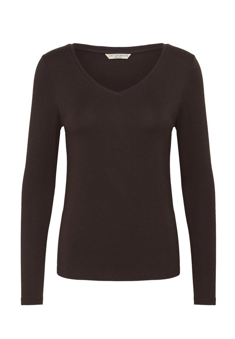 Love Copenhagen LCTIA BASIC V-NECK LONGSLEEVE T-SHIRT - Hosszú ujjú ...