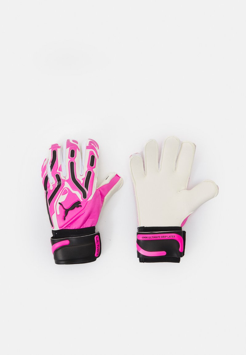 Puma ULTRA PROUNISEX - Goalkeeping gloves - poison pink/white/black ...