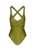 Moda Minx AMOUR MULTIWAY - Badeanzug - olive shimmer/oliv - Zalando.at